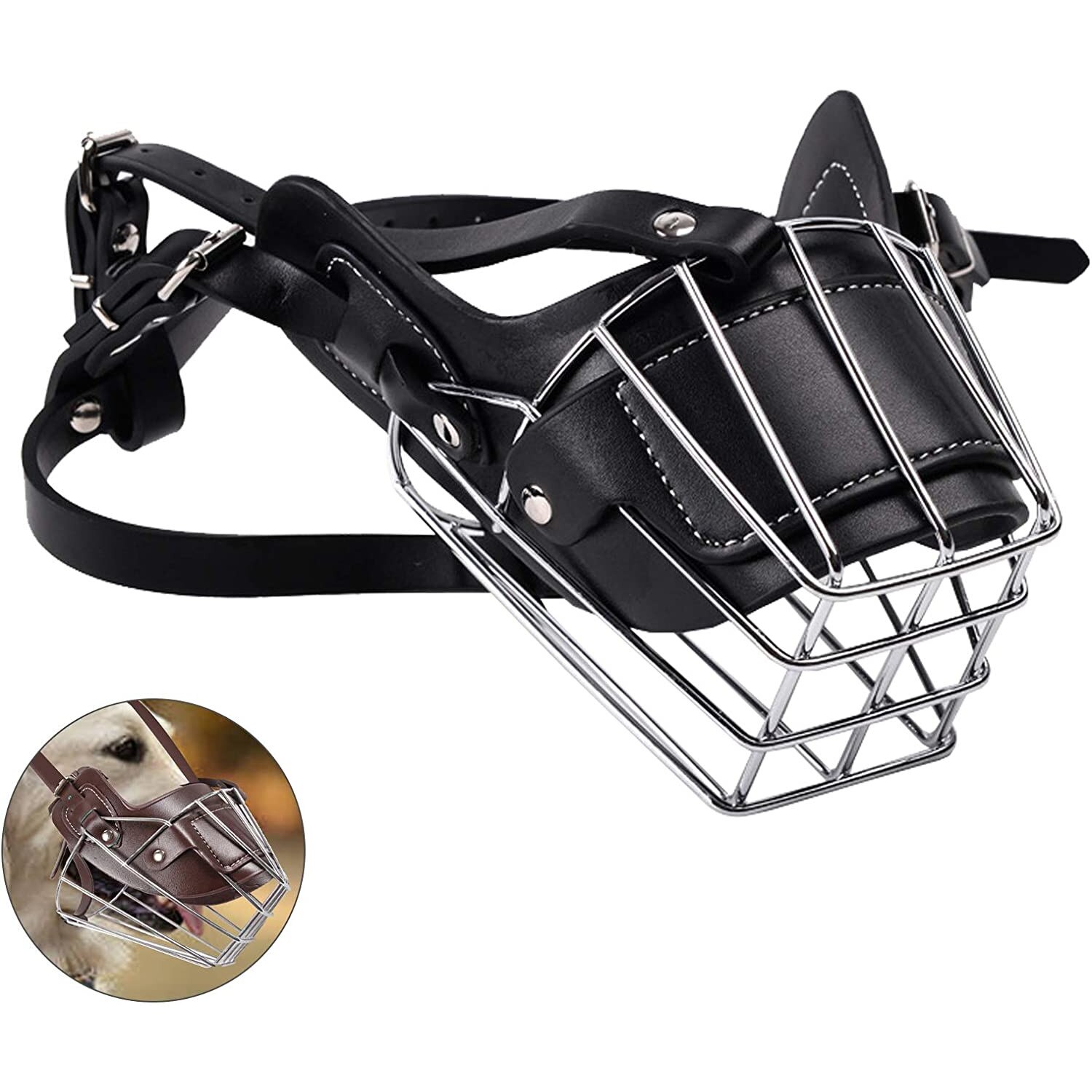 Botnita pentru caini mici, Negru - eMAG.ro