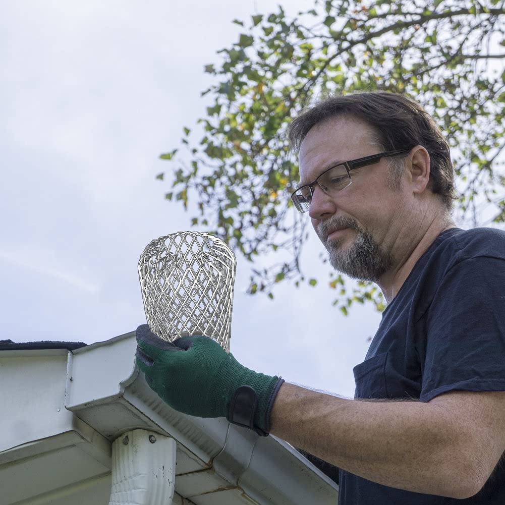 Set 4 paravane exterior, Metal, 15 x 8 cm, Gri - eMAG.ro