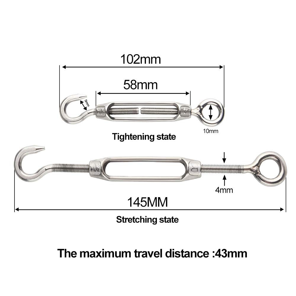 Intinzator de sarma, Inox, 6 buc, 145mm, Argintiu - eMAG.ro