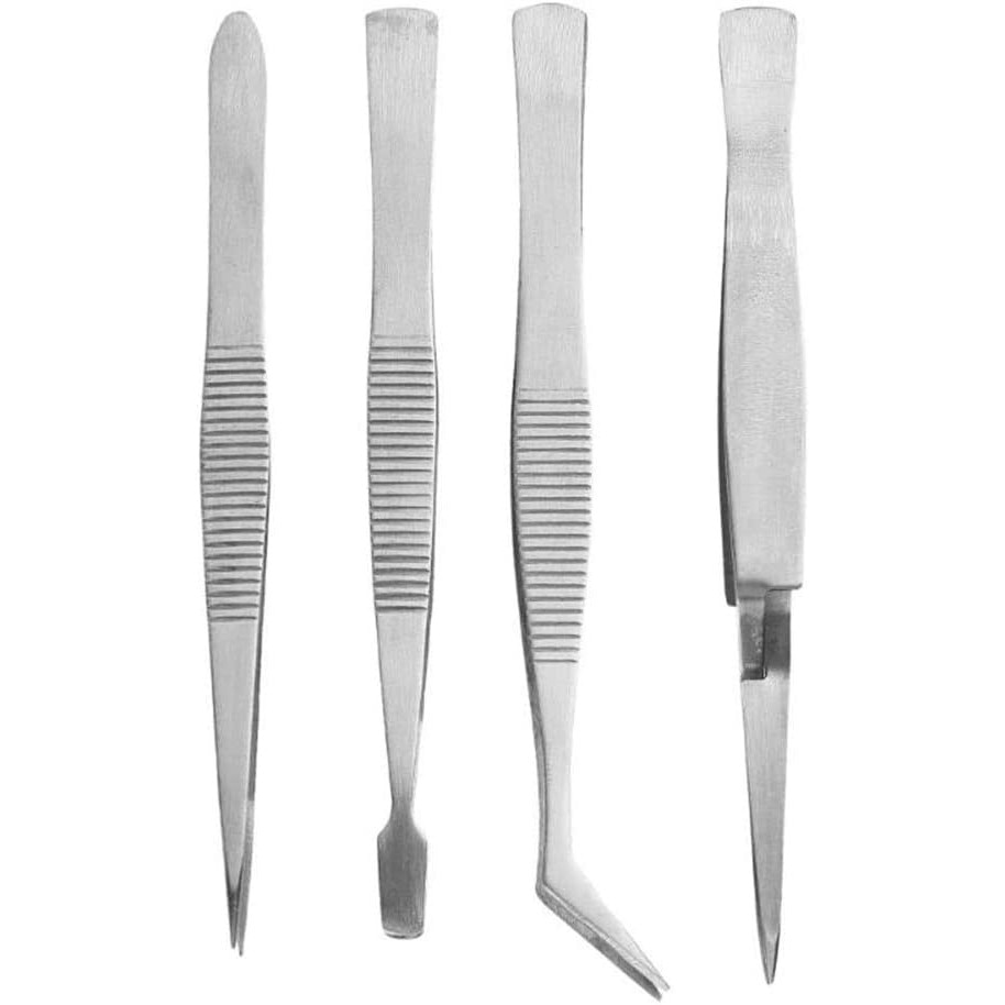 Set de 4 pensete profesionale din otel inoxidabil pentru artizanat ...