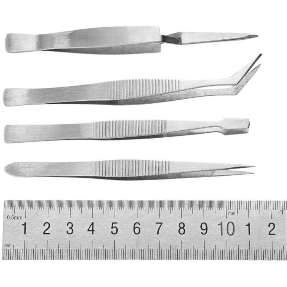 Set de 4 pensete profesionale din otel inoxidabil pentru artizanat ...