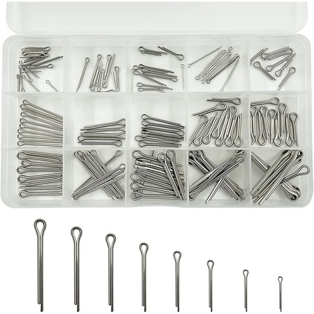 Set 150 stifturi, Inox, Argintiu - eMAG.ro