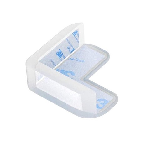 Set 12 protectii colt, PVC, 4 cm, Transparent - eMAG.ro