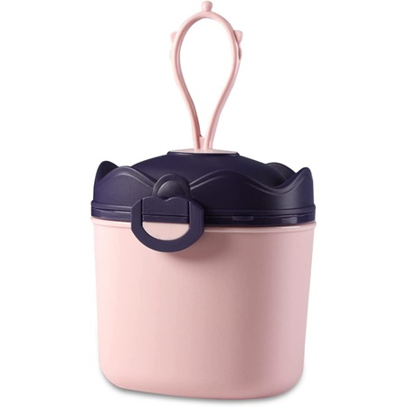 Dozator lapte praf, Plastic, 500 ml, Roz/Mov - eMAG.ro