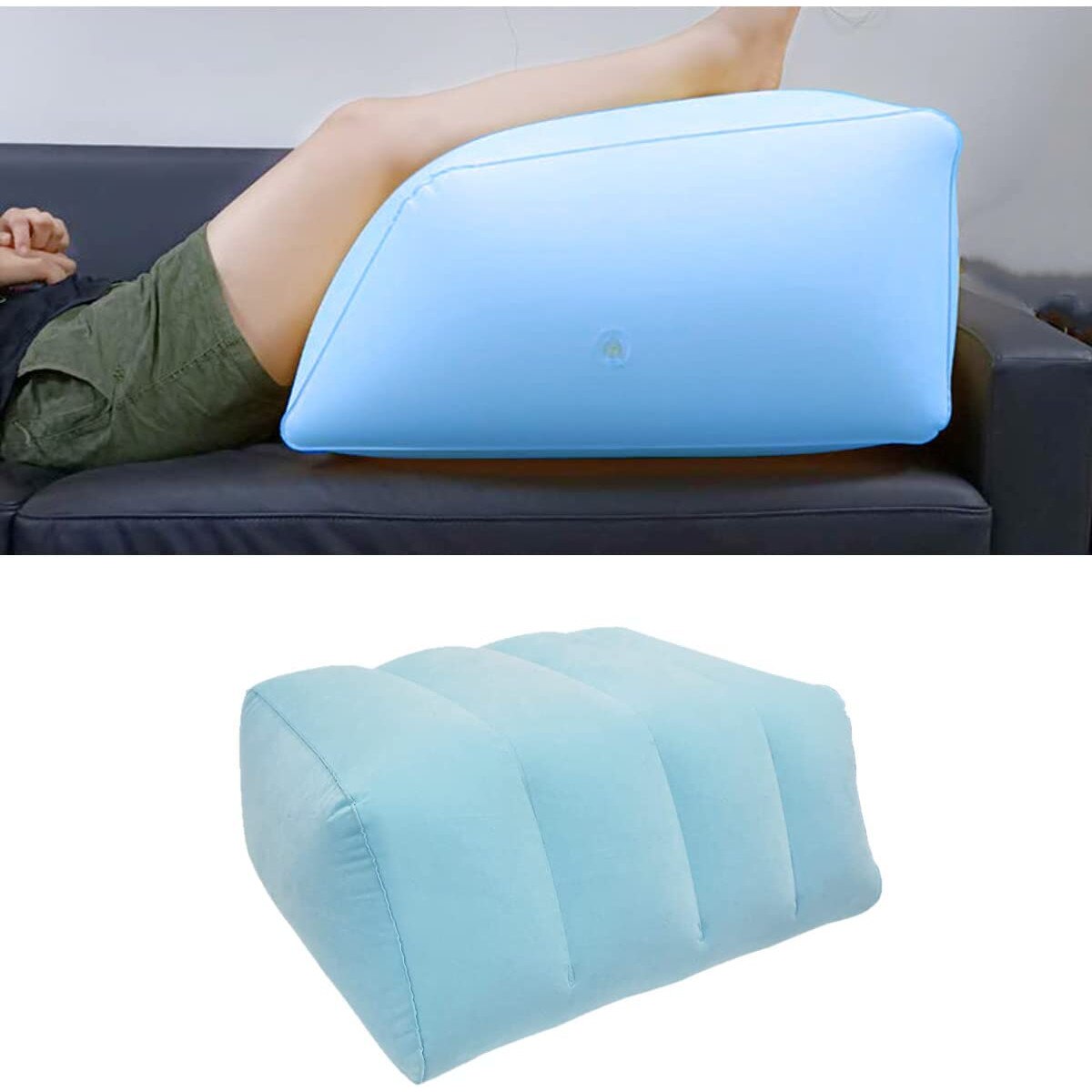Perna gonflabila pentru picioare, 60*30*58 cm, Albastru - eMAG.ro