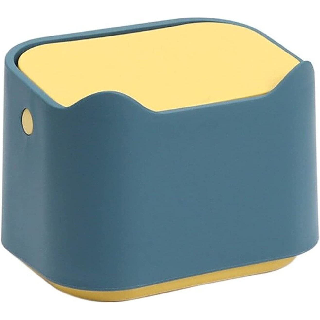 Mini cos de gunoi portabil de masa Albastru 17,5*13*13,3cm - eMAG.ro