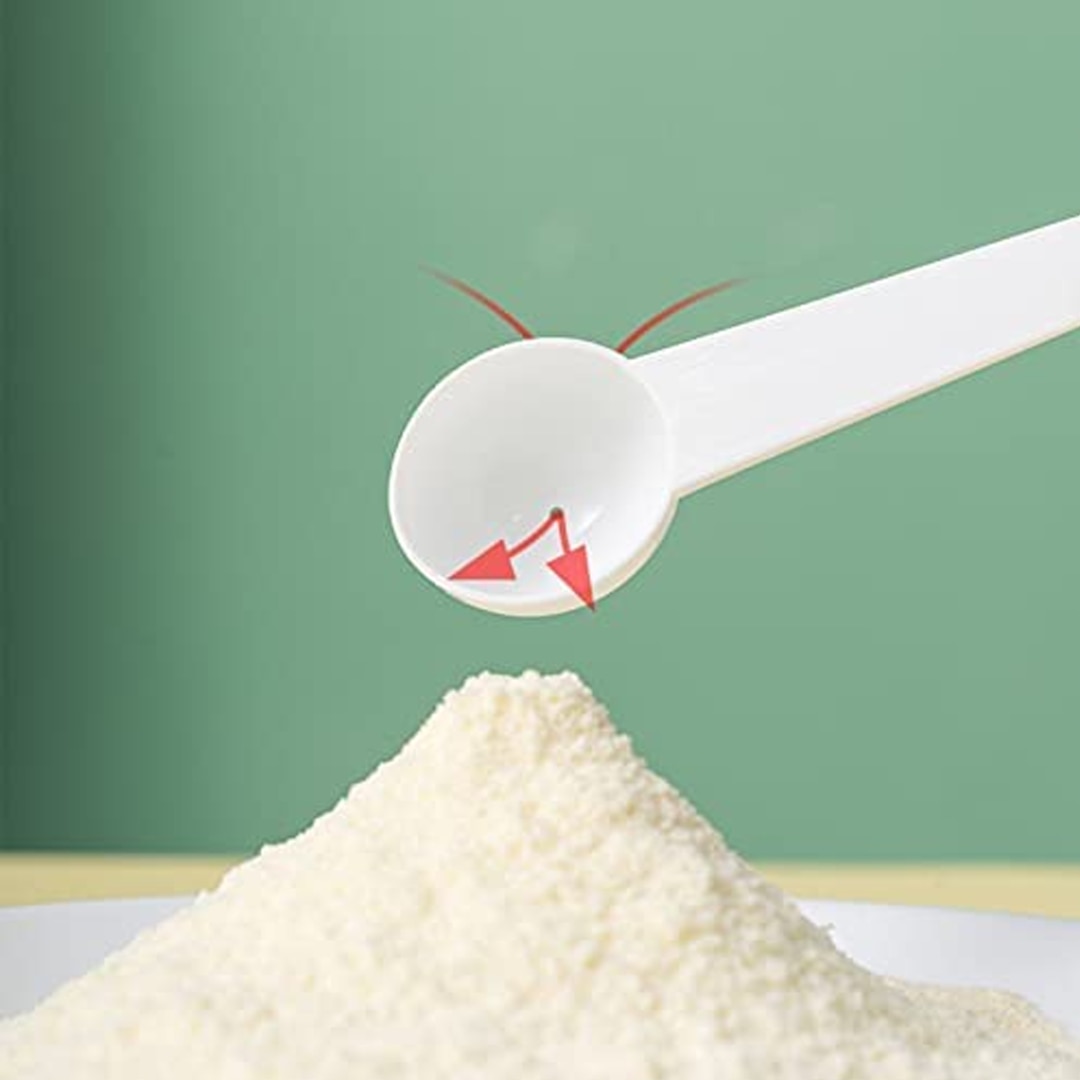 Cutie depozitare lapte praf, Plastic/Silicon, 800 ml, Verde/Galben ...