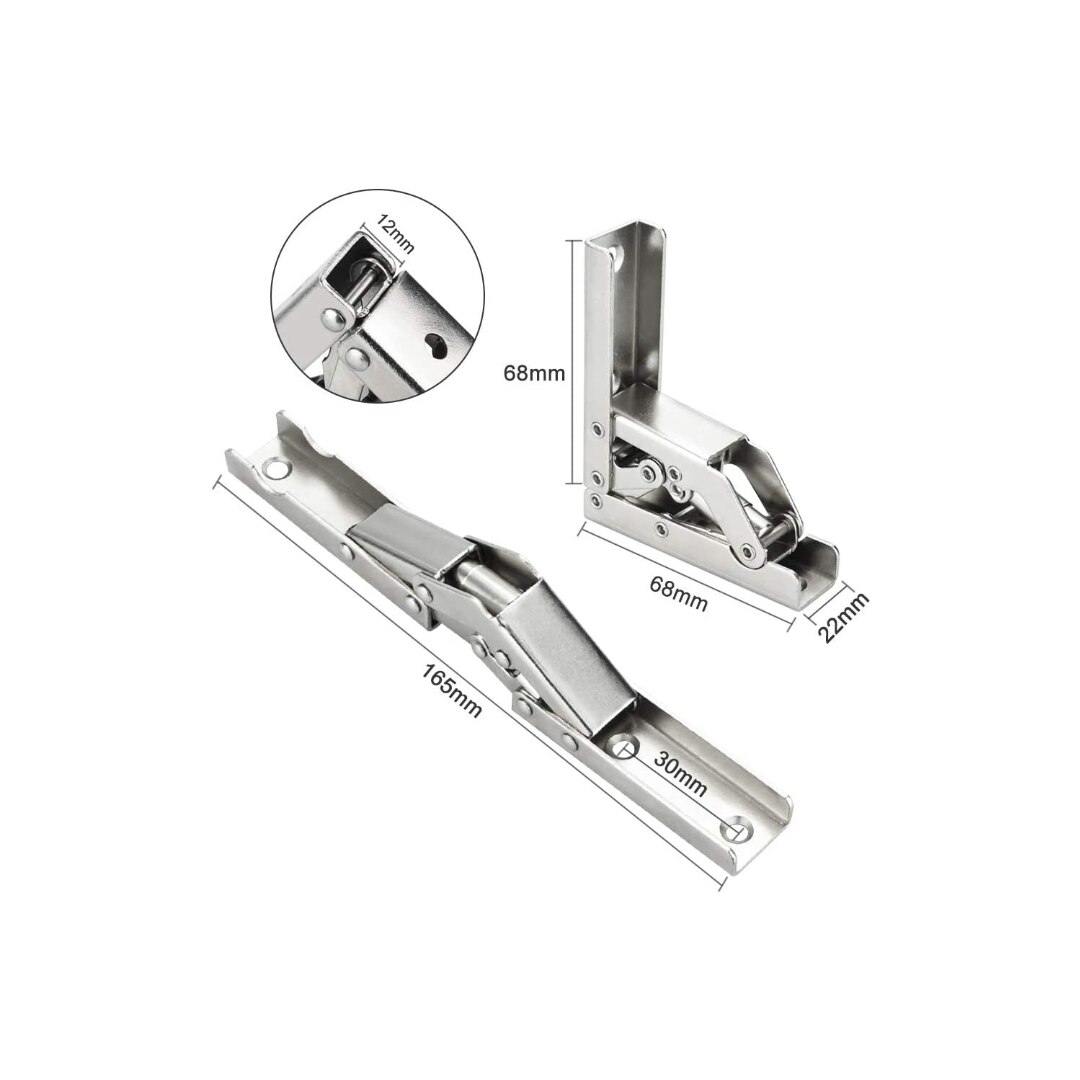 Set 4 balamale pliabile, Inox, Argintiu - eMAG.ro