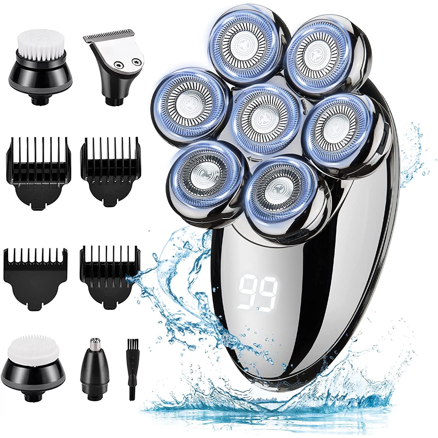 Aparate de ras electrice, Barbati, 5 in 1, IPX7 - eMAG.ro