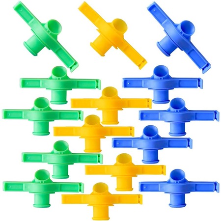 Set 15 clipsuri, Plastic, 12 cm, Multicolor - eMAG.ro