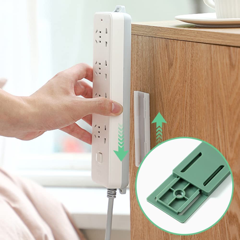 Suporturi de perete pentru prize de alimentare, Polipropilena, 4 bucati ...