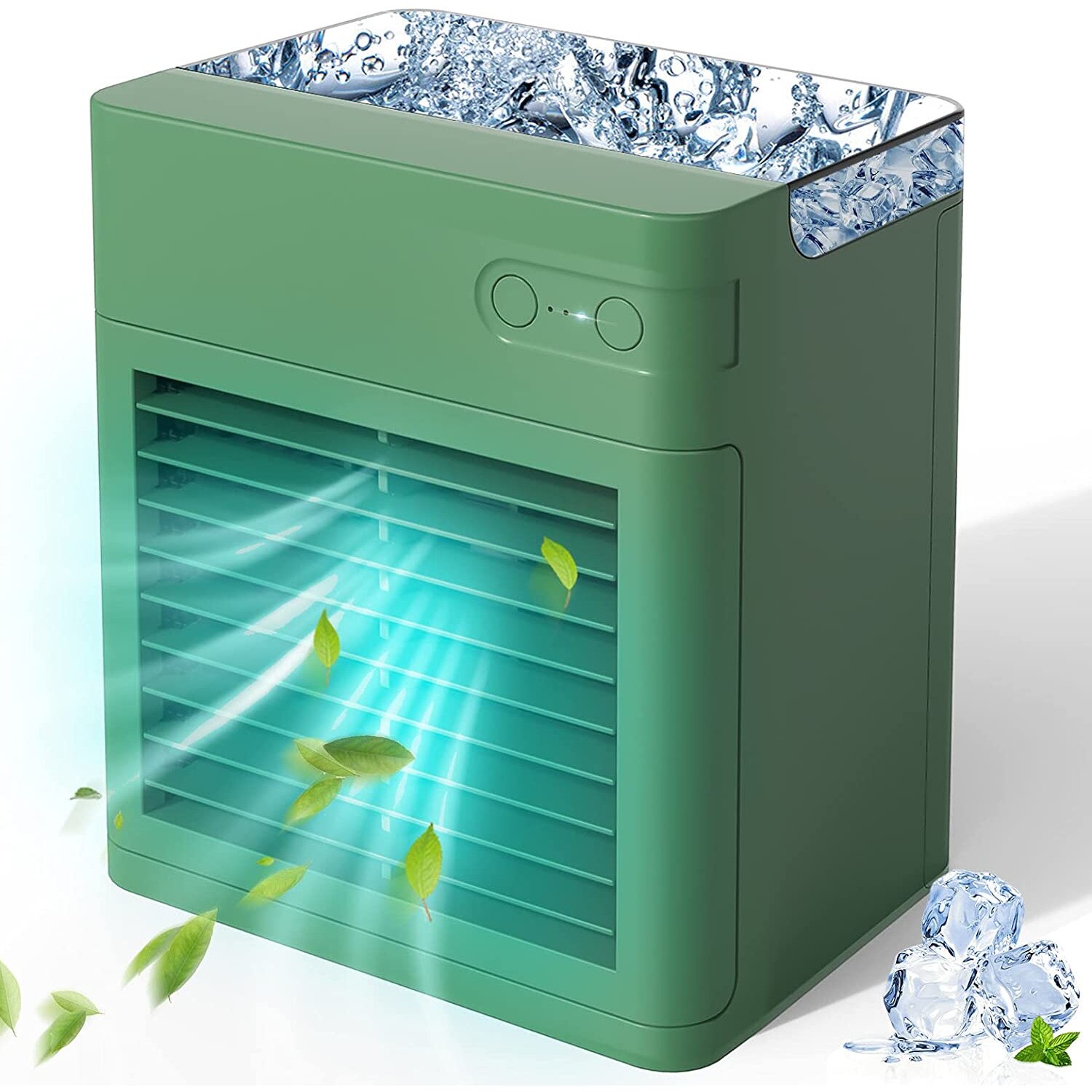 Mini racitor, 45 dB, 5W, 2000mA, Verde - eMAG.ro