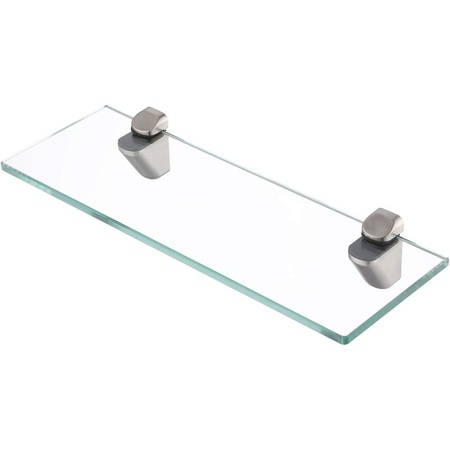 Etajera baie, Sticla, 35 cm, Transparent - eMAG.ro