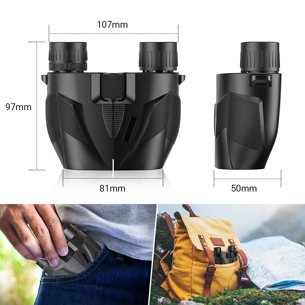 Binoclul profesional cu prisma BAK4, Negru, 10x25 - eMAG.ro