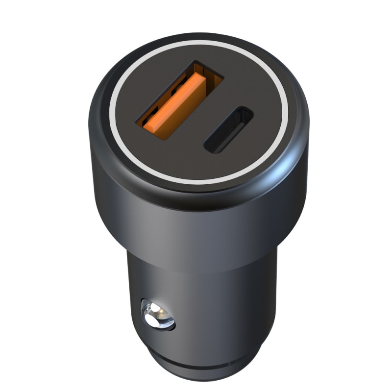 Incarcator Auto XO Design, CC42, Quick Charge, 38W, 1 X USB - 1 X USB ...