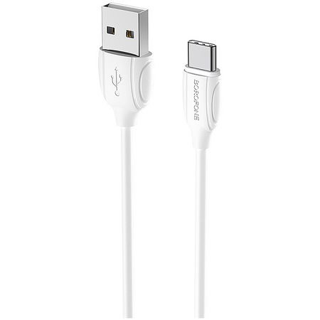 Кабел за данни и зареждане Borofone, Benefit BX19, USB към USB Type-C ...
