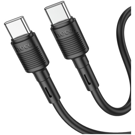 Cablu Date si Incarcare HOCO, X83 Victory, USB Type-C la USB Type-C, 1m, PD60W, 3A, Negru - eMAG.ro