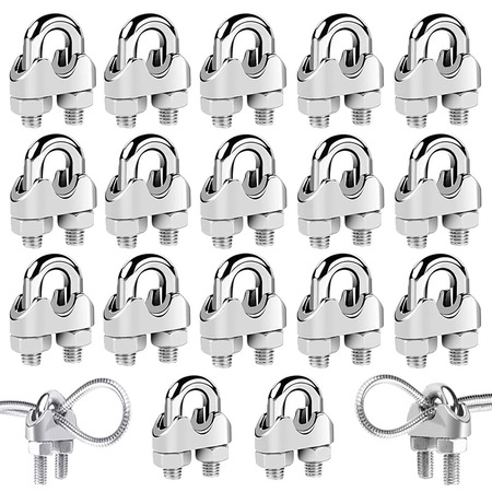 Set de 15 legaturi pentru cabluri, Inox, Argintiu - eMAG.ro