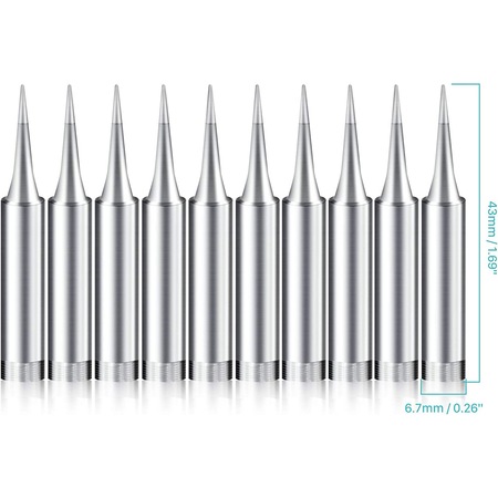 Set 10 Varfuri de lipit, 900M-TI, Argintiu - eMAG.ro