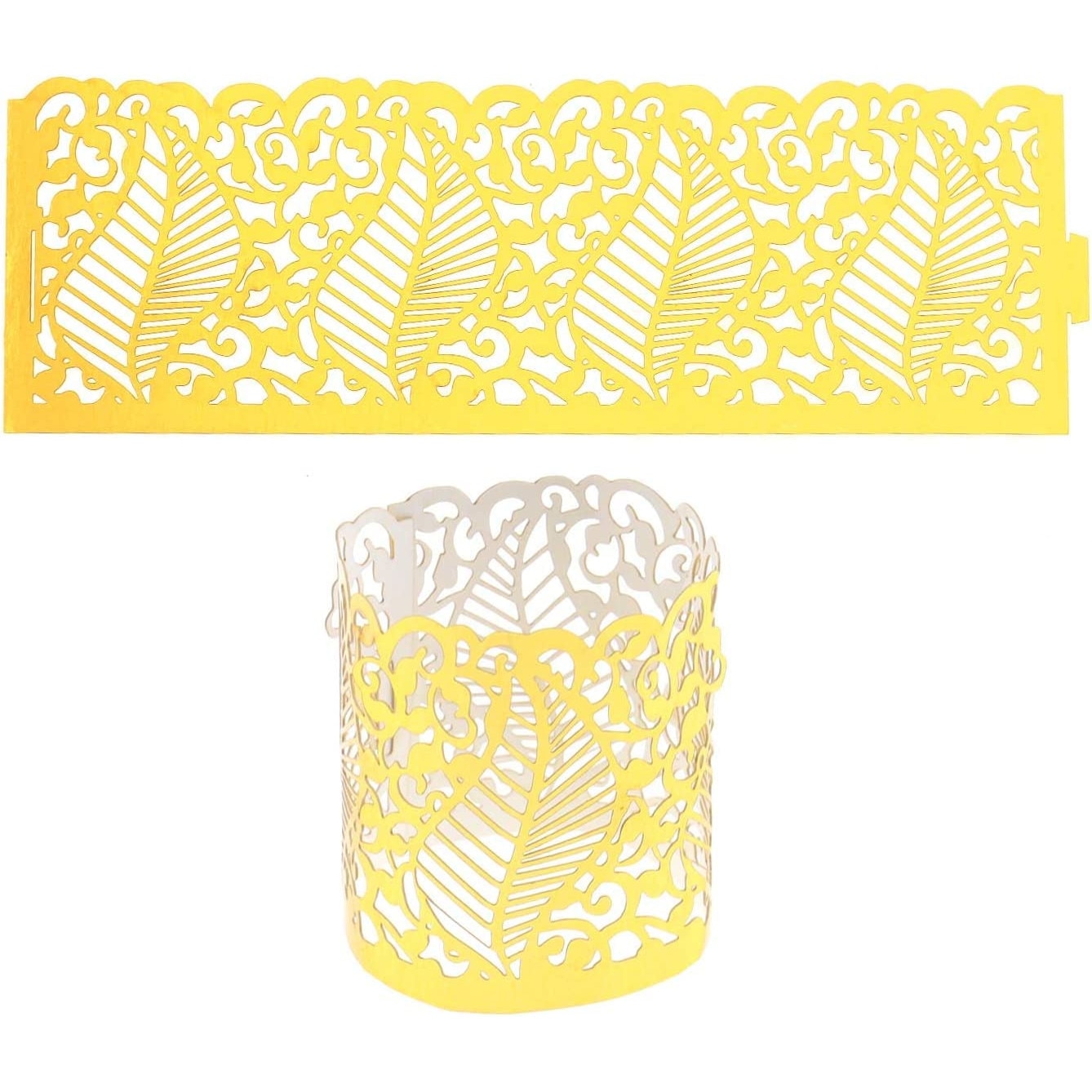 Set 100 lumanari LED, Carton, 12.5x 4.3 cm, Auriu - eMAG.ro