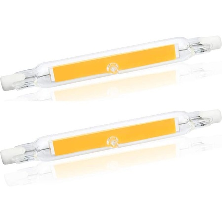 R7S 78mm LED 5W alb cald 3000K, R7S COB LED Linear Inlocuieste creion ...