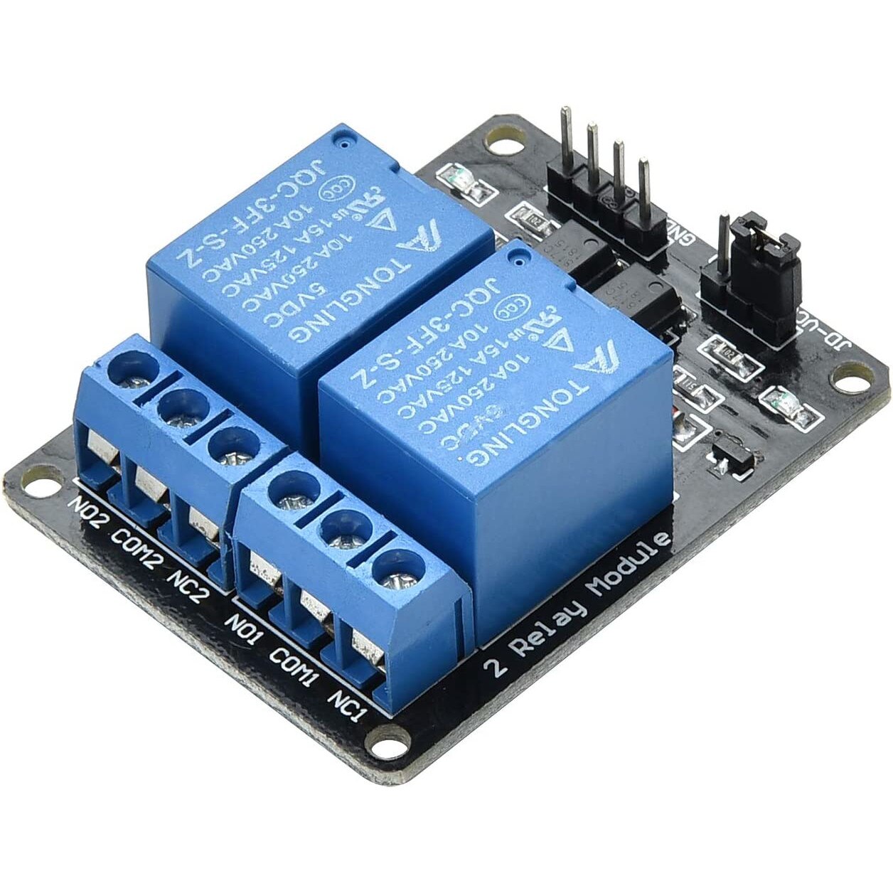 Modul releu, 2 canale, 250V, 10A - eMAG.ro