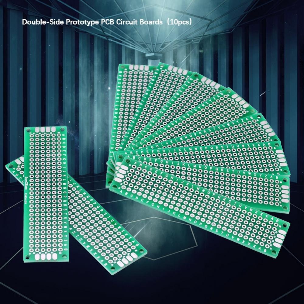 Set 10xplaca PCB arduino, 2x8cm, Verde - eMAG.ro