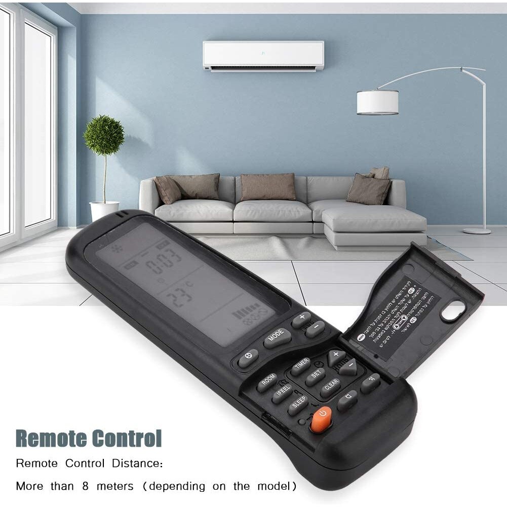 Telecomanda aparat de aer conditionat, Universal, Plastic, Negru - eMAG.ro