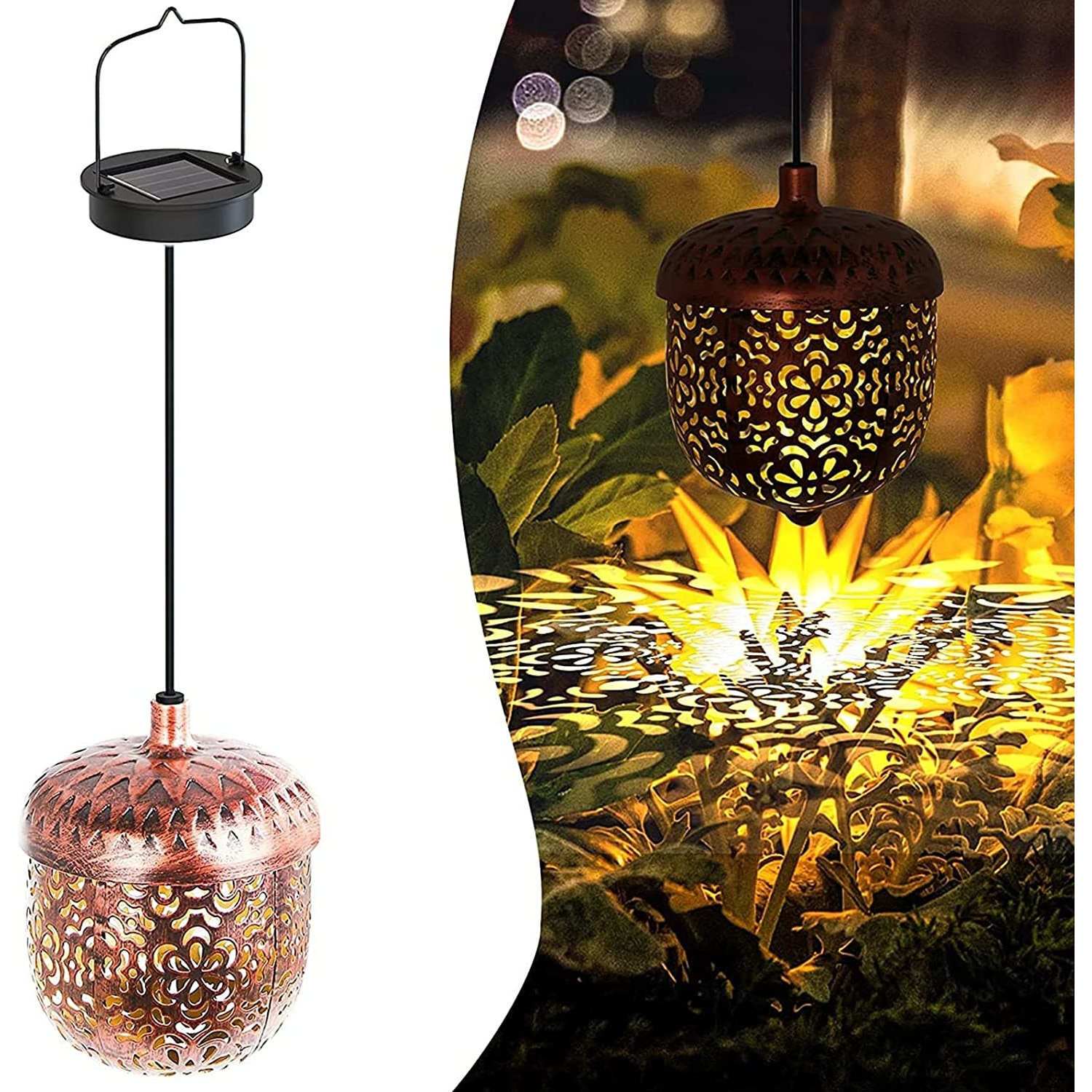 Lampa solara pentru gradina, LED, IP65, Alama - eMAG.ro