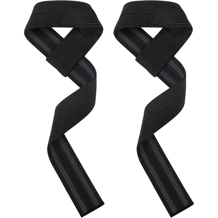 Chingi pentru ridicare de greutati, Bumbac/Neopren, Anti-alunecare ...