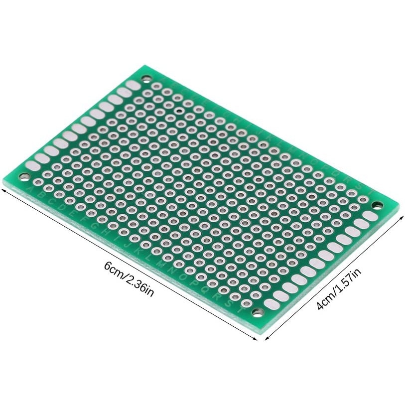 Set 10xplaca PCB, 2xfata, 4x6cm, Verde - eMAG.ro