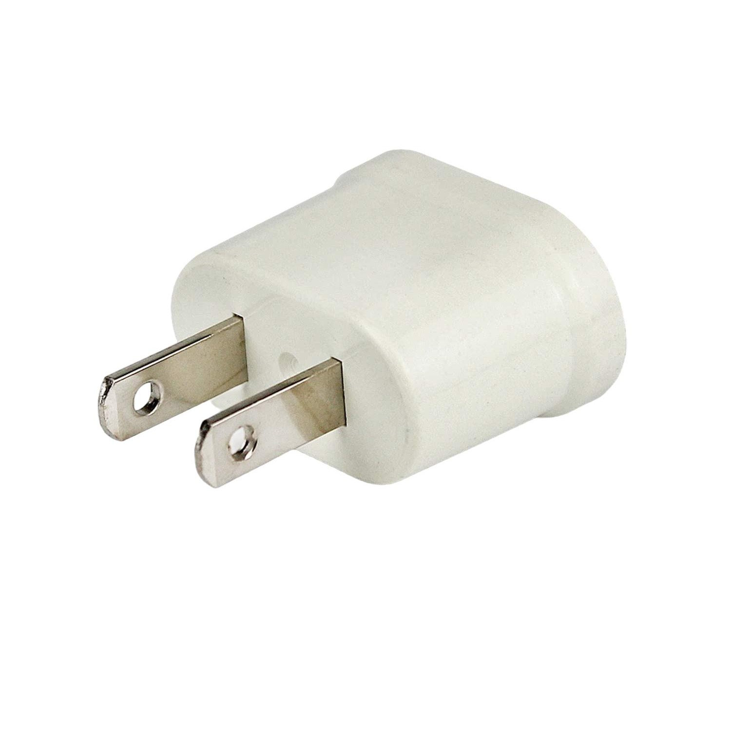 Set 2xadaptor priza, European/American, 250V, Alb - eMAG.ro