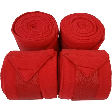 Set 4x role bandaj de protectie pentru picioare de cal, Lana, 2.1m ...