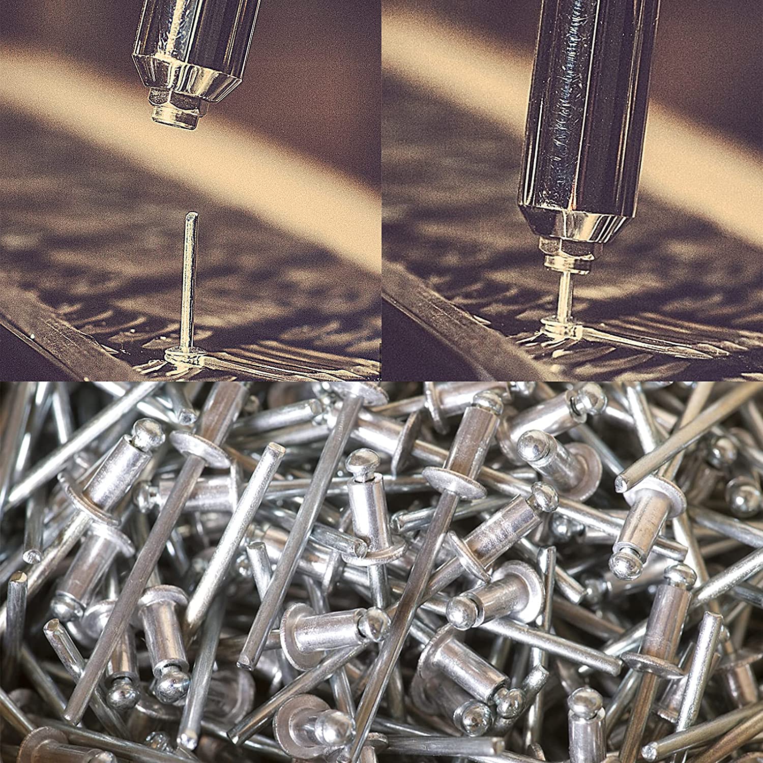 Set de 420 nituri, Aluminiu, Argintiu - eMAG.ro