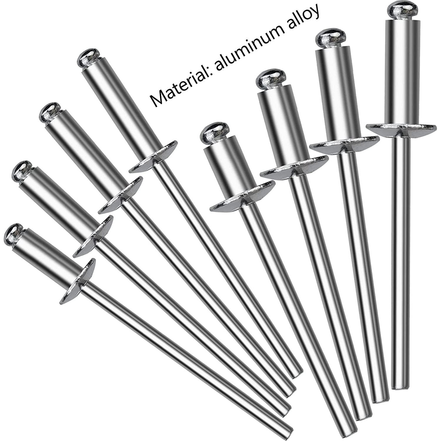 Set de 420 nituri, Aluminiu, Argintiu - eMAG.ro