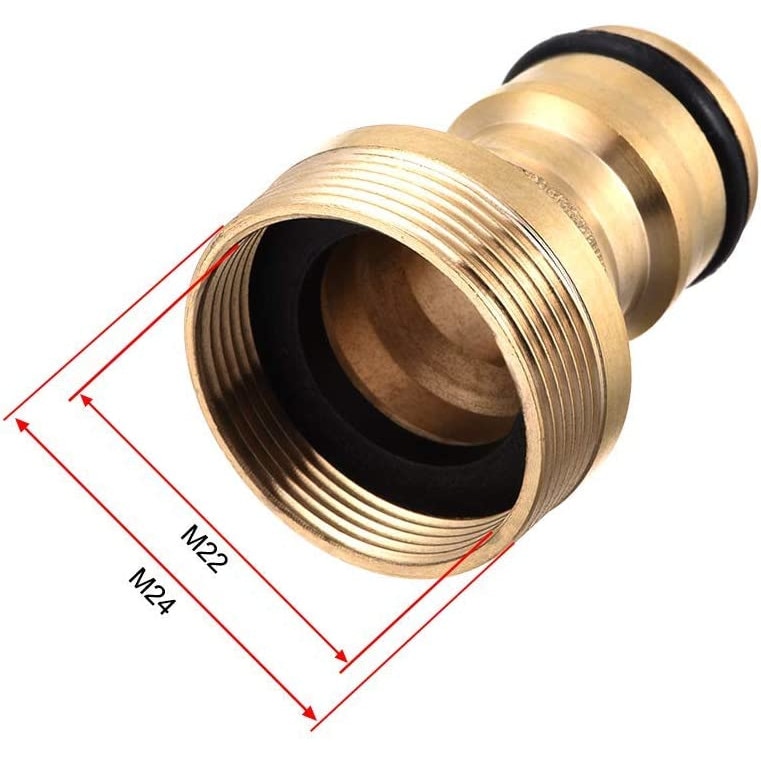 Set 4 racorduri furtun, Cupru, 32 x 12.5 mm, Auriu - eMAG.ro