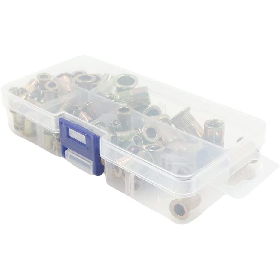 Set 100 nituri, Otel, M3/M4/M5/M6/M8, Auriu - eMAG.ro