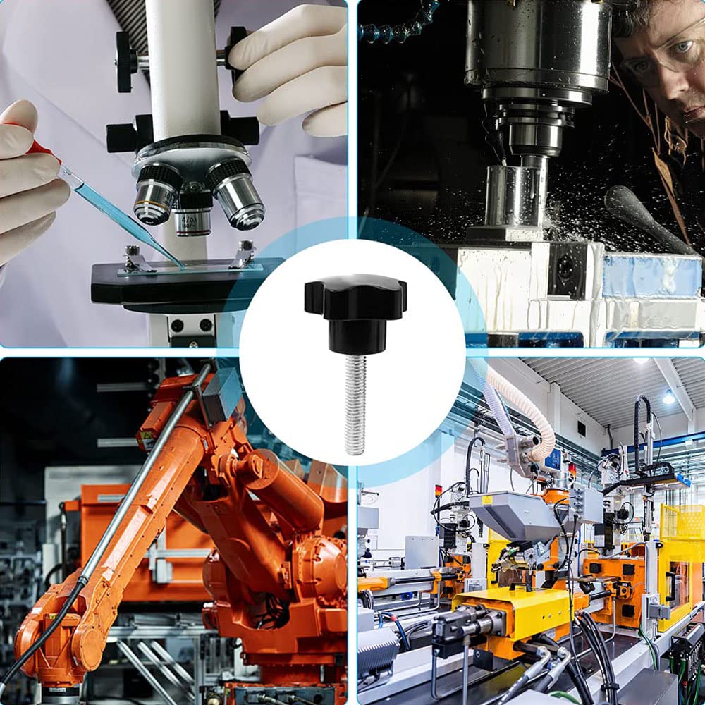 Set 10 suruburi manuale, Plastic, Negru - eMAG.ro