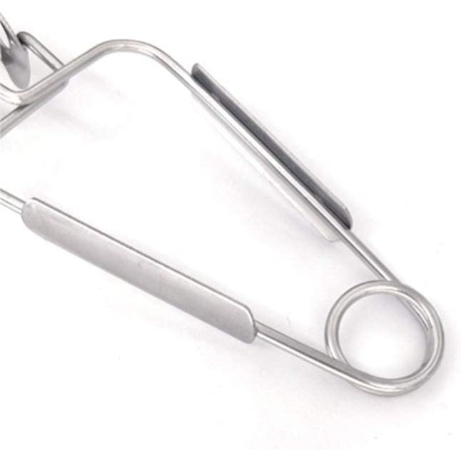 Set de 2 clesti pentru melci, Inox, 16x3.5cm, Argintiu - eMAG.ro