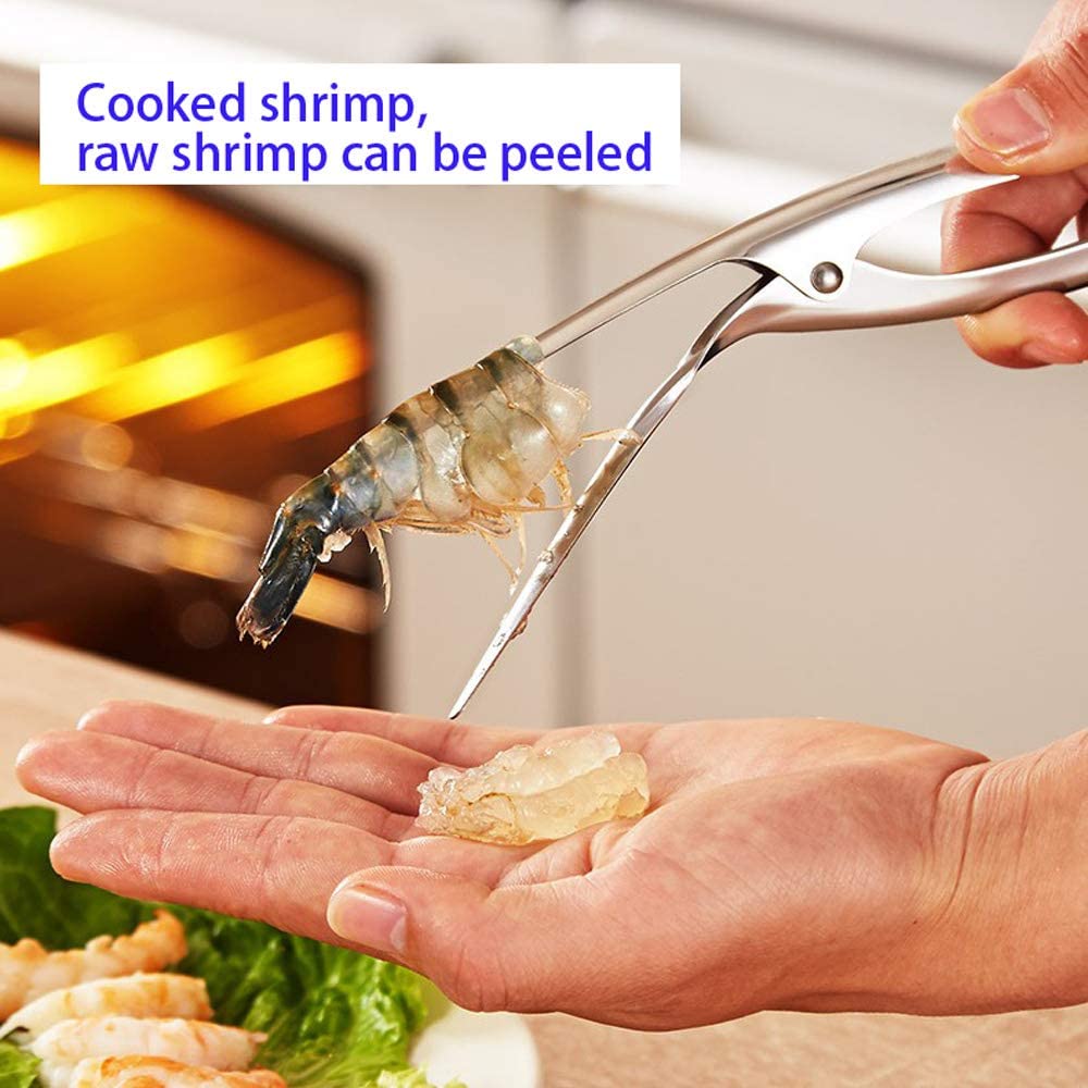 Set 2 ustensile curatat creveti, Inox, 21 x 6.5 cm, Argintiu - eMAG.ro