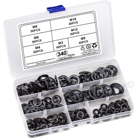 Set de 340 saibe, Otel, Negru - eMAG.ro