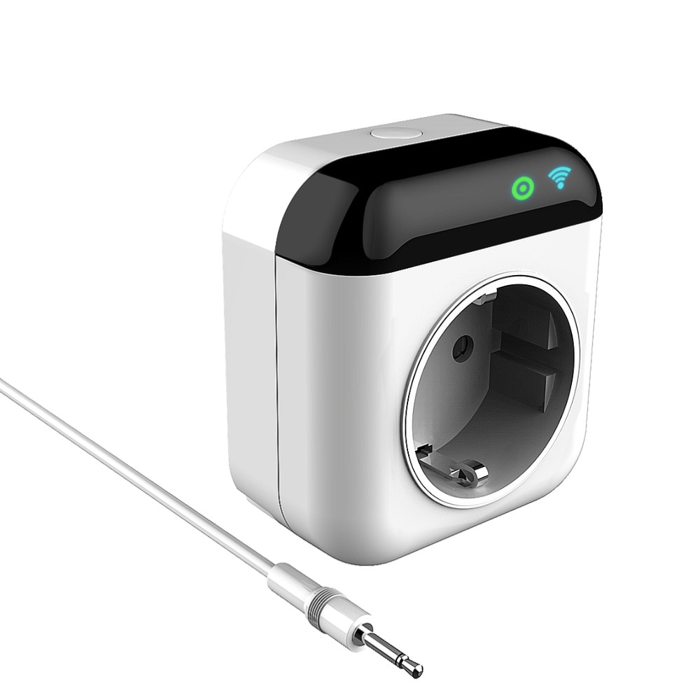 Priza inteligenta termostat, Wi-Fi, Alb - eMAG.ro