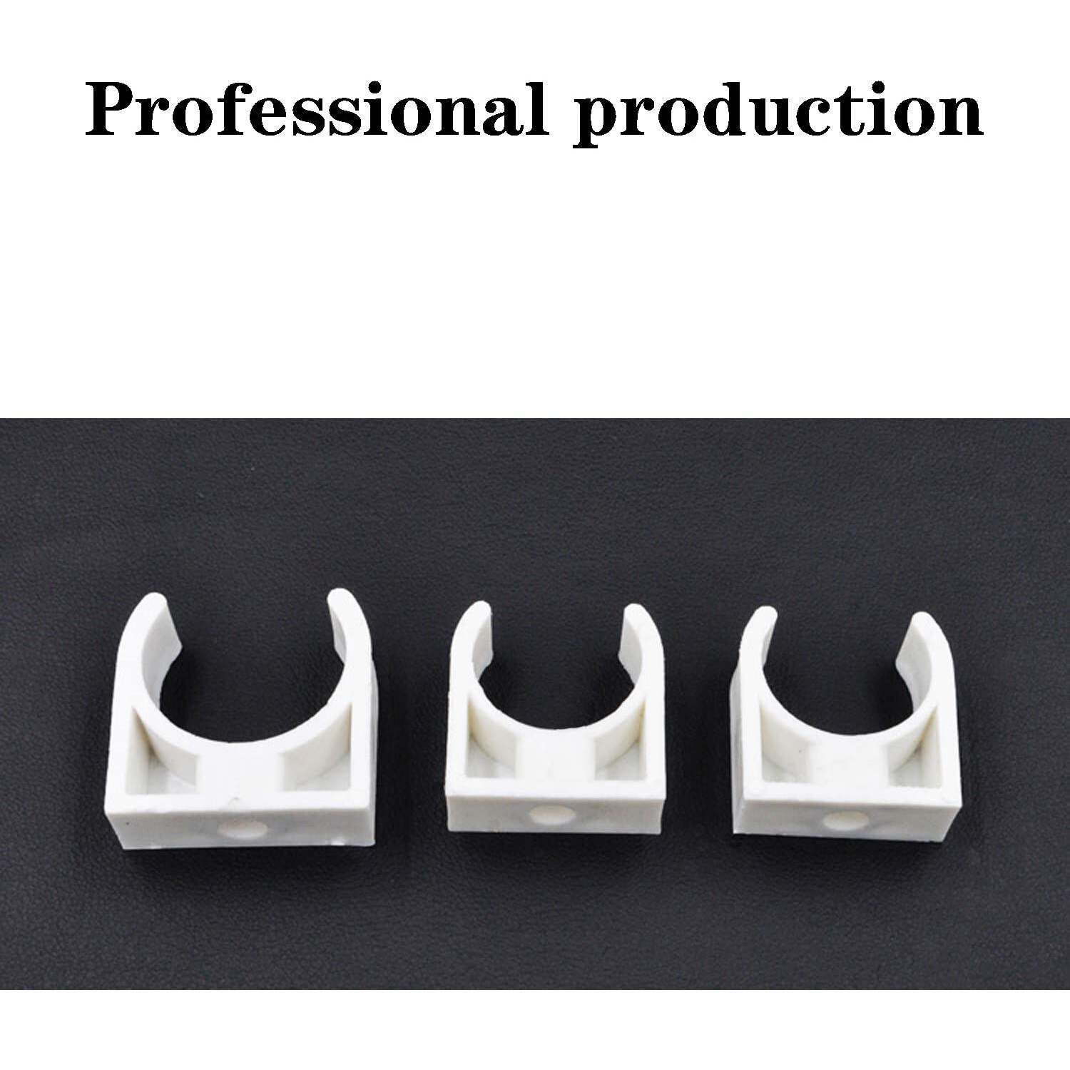 Set 50 cleme pentru tevi, PVC, 20/25/32 mm, Alb - eMAG.ro