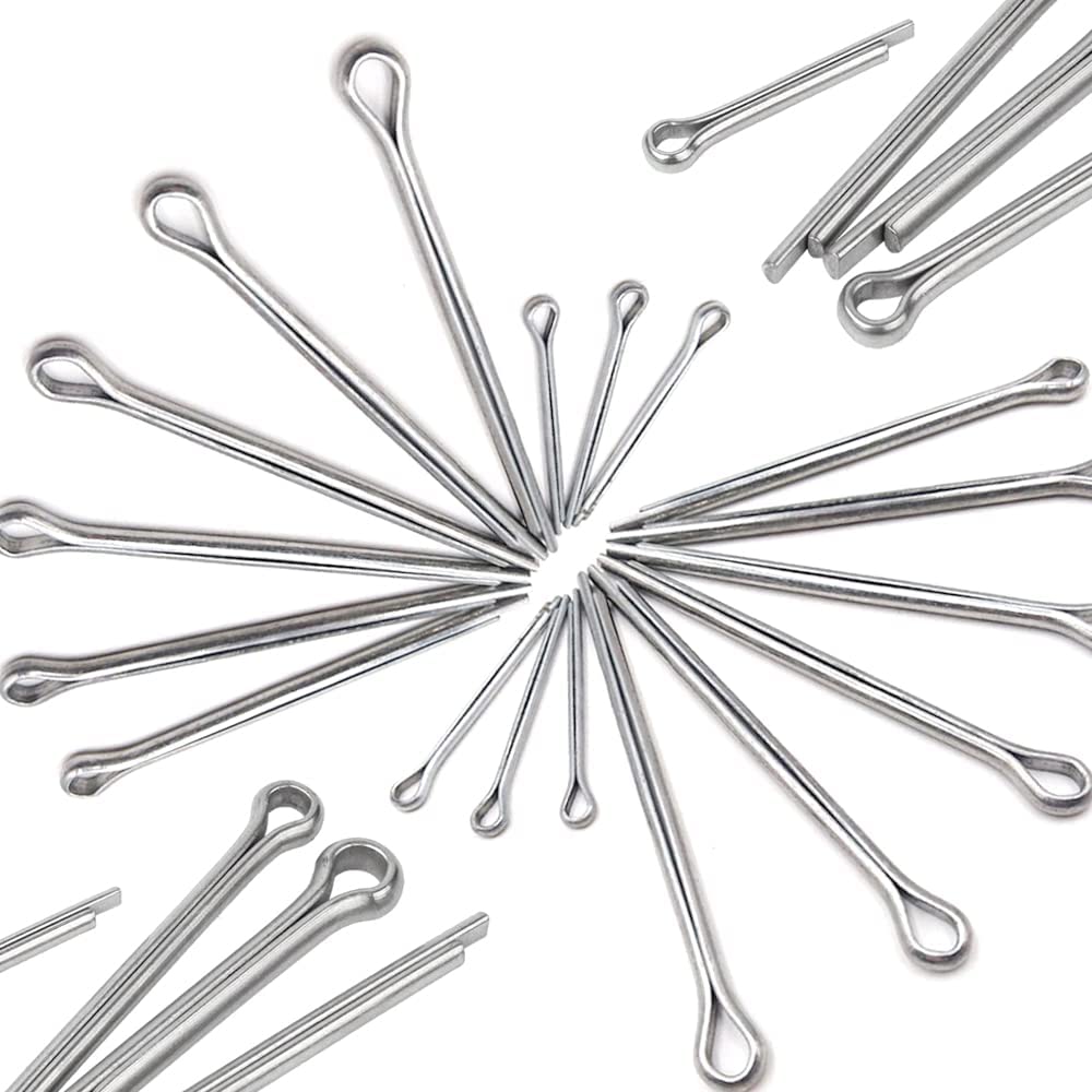 Set 150 stifturi de blocare, Inox, Argintiu - eMAG.ro