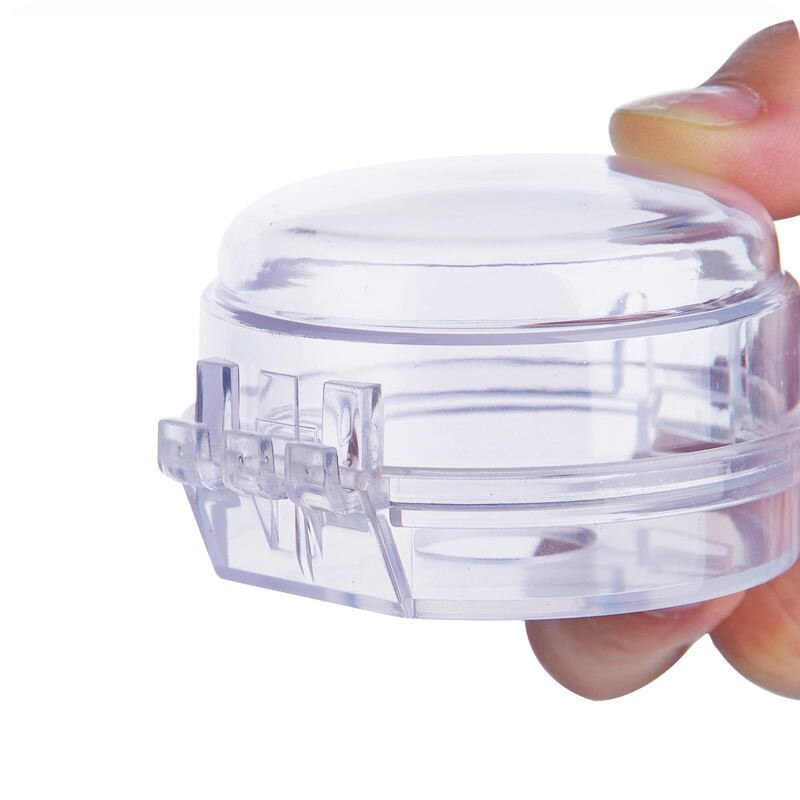 Set 10 capace pentru butoane aragaz, Plastic PP, Transparent - eMAG.ro