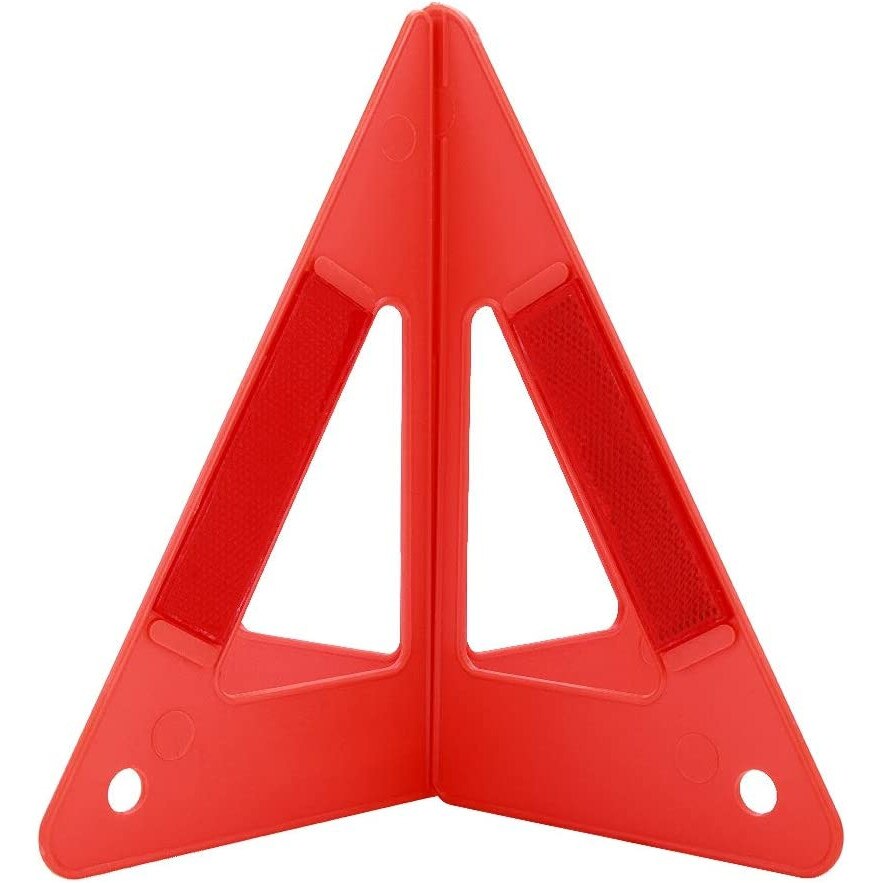 Triunghi reflectorizant de siguranta, Rosu - eMAG.ro