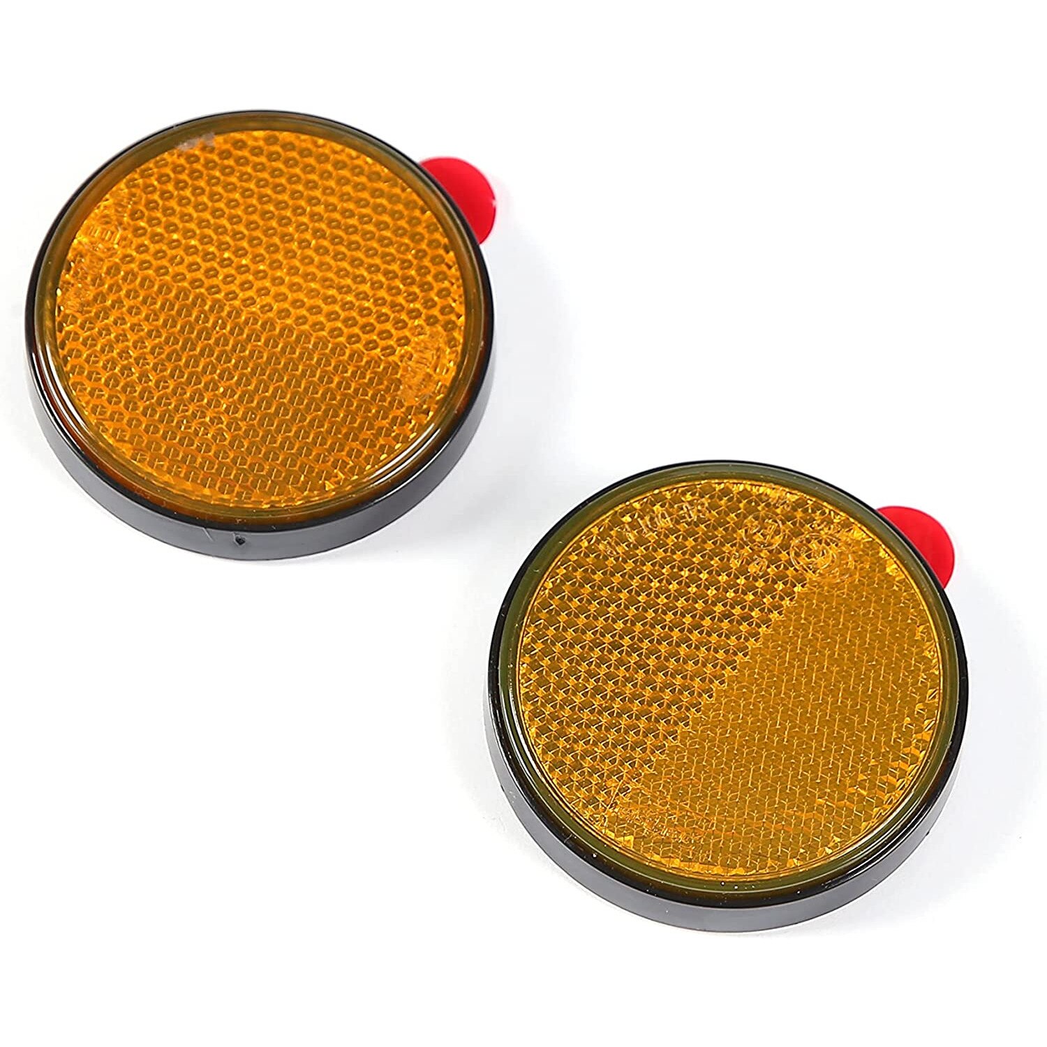 Reflectoare rotunde autoadezive, Galben - eMAG.ro