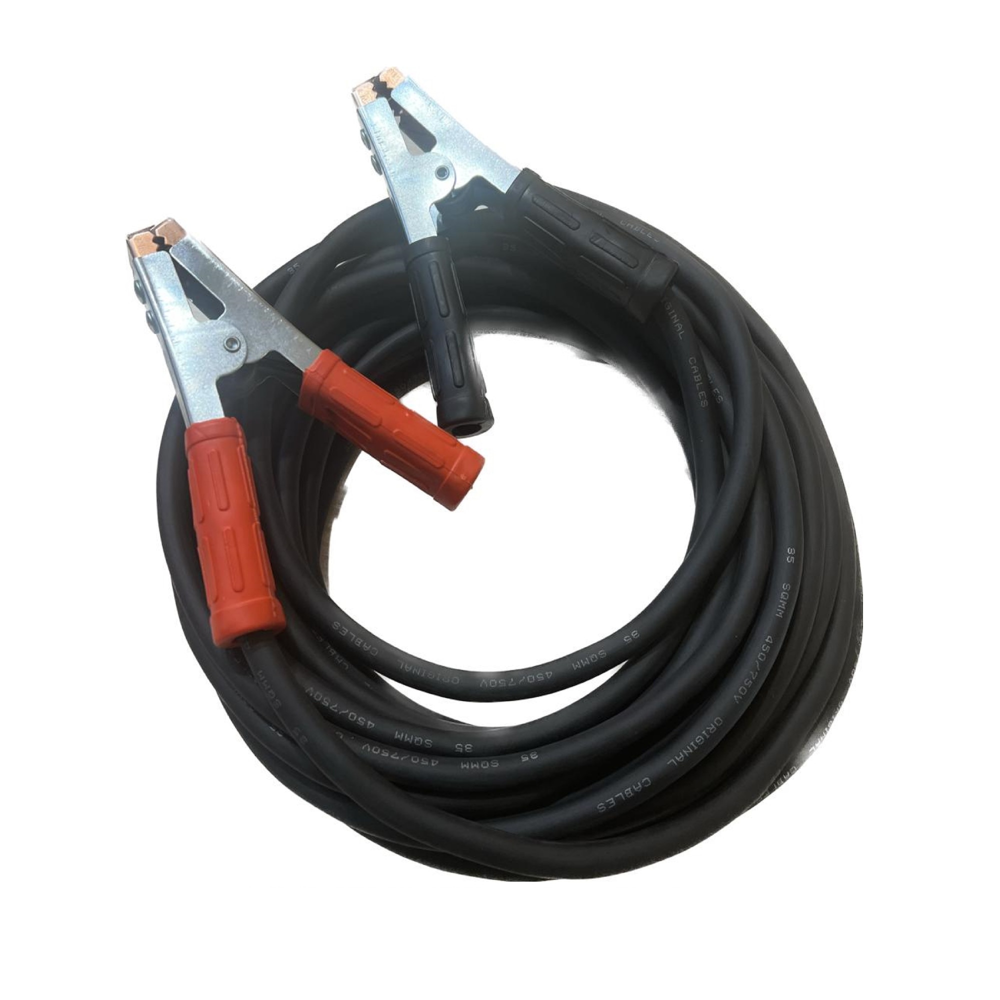 Cabluri de pornire, 2 * 2,5 m, 12V/24V, 4 clesti cu manere izolate 600A ...