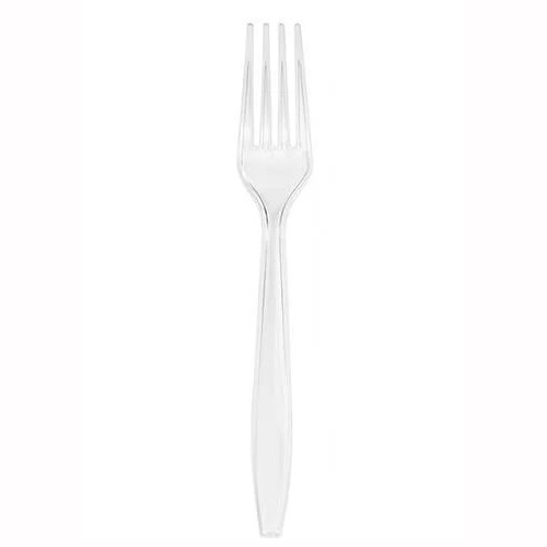 Furculite plastic transparent, reutilizabile, 180mm (100buc) - eMAG.ro