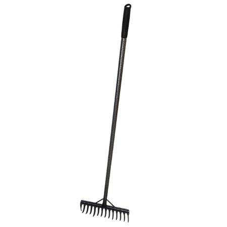Grebla cu coada metalica, 14 dinti, 120 cm, protectie cauciuc - eMAG.ro